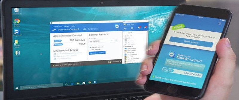 TeamViewer QuickSupport - Hỗ trợ quản lý thiết bị di động từ xa