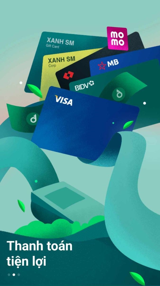 Xanh SM - Ứng dụng gọi xe điện taxi Vinfast trên điện thoại