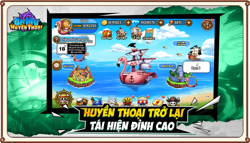 Gomu Huyền Thoại, nhiệm vụ chính của game thủ là tiến hành thám hiểm và ...