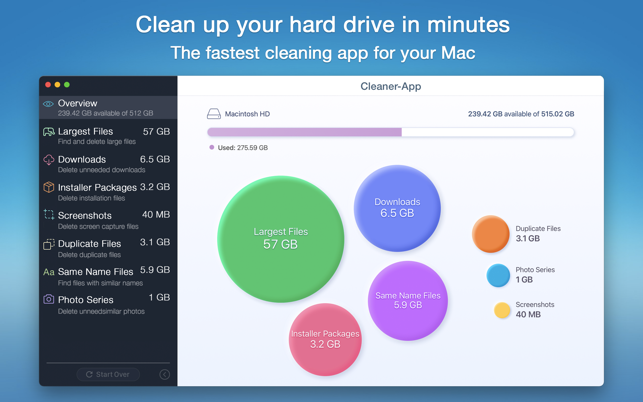 Cleaner App - Phần mềm dọn dẹp, tối ưu hóa hệ thống trên MacBook
