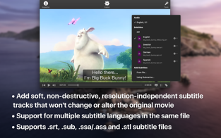 Isubtitle - Phần mềm làm phụ đề video, phim trên Mac