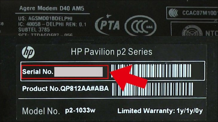 Cách kiểm tra bảo hành laptop HP bằng IMEI, Serial Number nhanh chóng