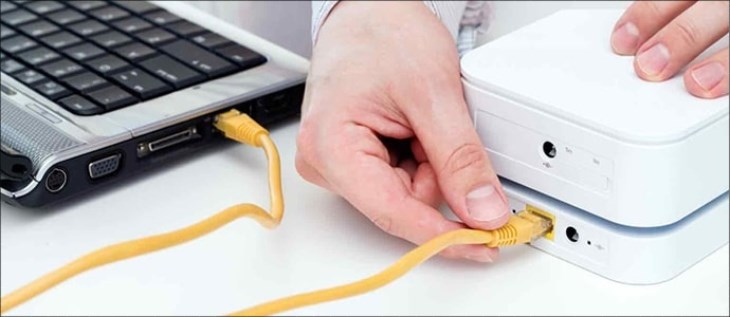 Sửa lỗi "a network cable is not properly plugged in or may be broken"