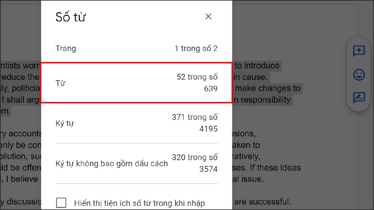 Hướng dẫn cách đếm số từ trên Google Docs giúp bạn dễ dàng kiểm soát đ ...