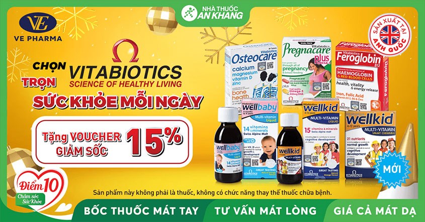 CHỌN VITABIOTICS TRỌN SỨC KHỎE MỖI NGÀY - TẶNG VOUCHER GIẢM SỐC 15%