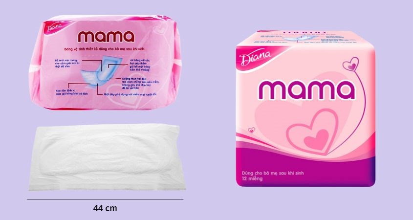 Băng vệ sinh Diana Mama cho mẹ sau sinh có tốt không? Review chi tiết