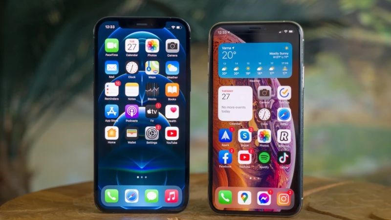 So sánh iPhone 12 và iPhone XS Max chi tiết cấu hình, hiệu năng ...