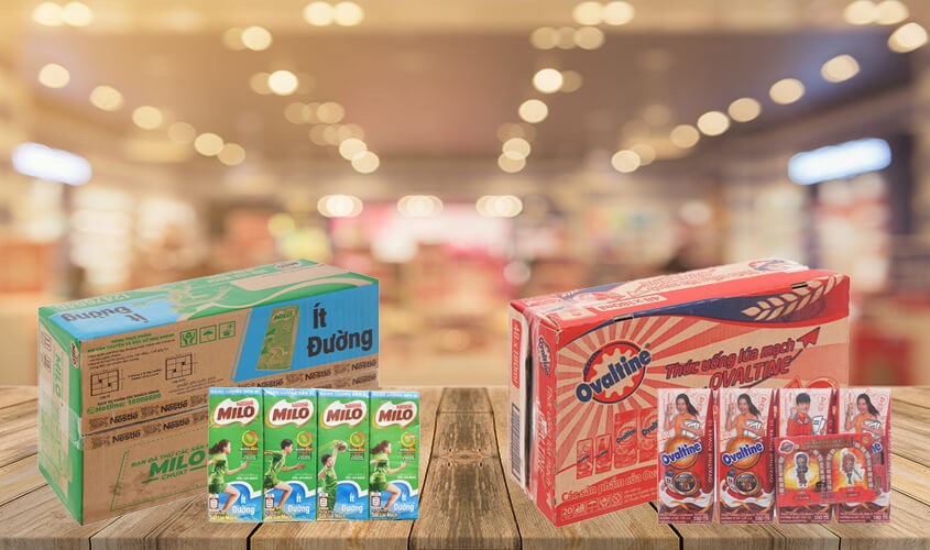 So sánh sữa Milo và sữa Ovaltine. Nên cho bé uống sữa nào?