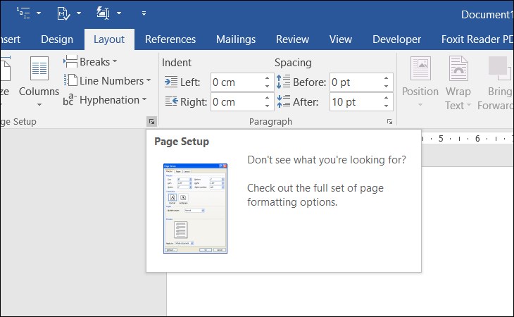 Cách căn lề trong Word 2016, 2019, 2021 chuẩn nhất