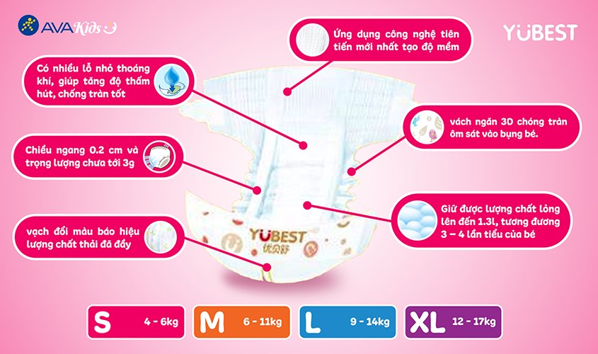 Top 13 các loại tã bỉm cho bé tốt nhất hiện nay