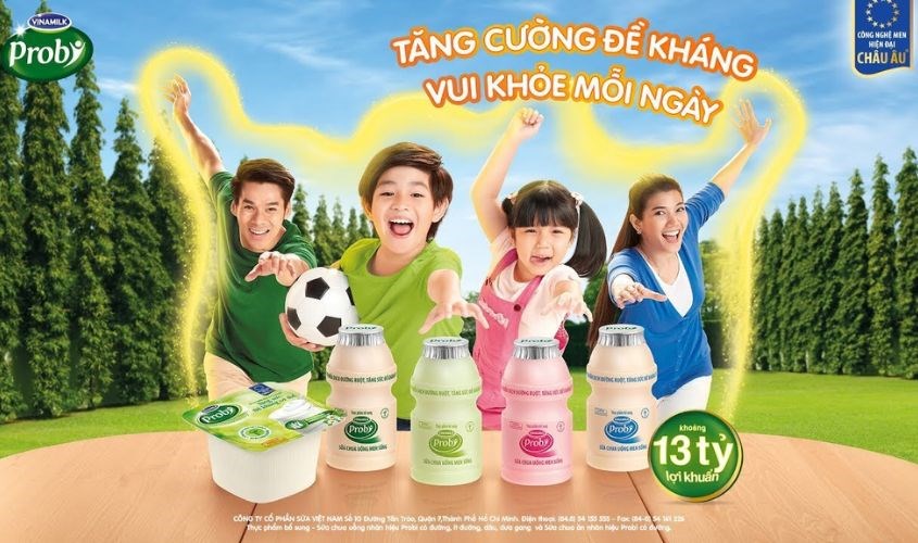 Sữa chua uống Vinamilk Probi dùng cho trẻ mấy tháng?