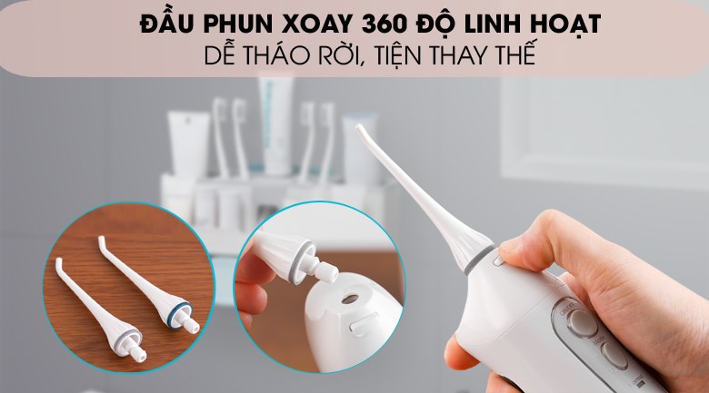 Nên mua bàn chải điện hay tăm nước? So sánh ưu điểm và nhược điểm chi tiết