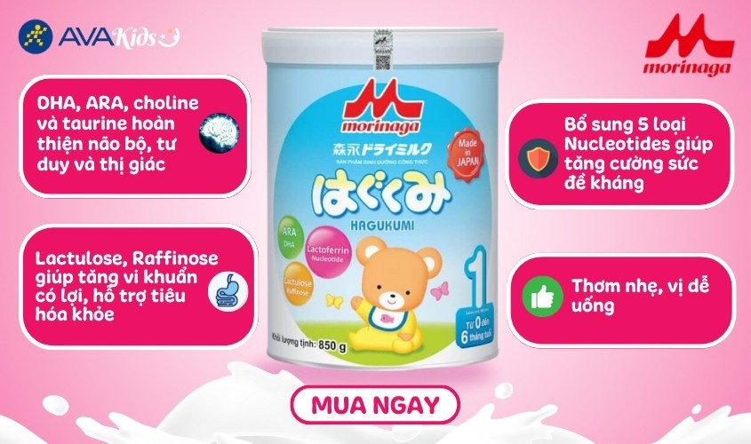 Top 10 loại sữa bổ sung DHA giúp phát triển trí não cho bé thông minh