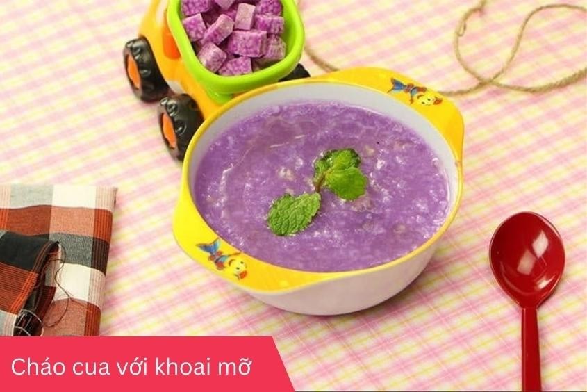 10+ món cháo cua cho bé đầy bổ dưỡng mẹ nên biết