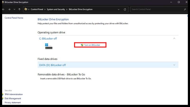Hướng dẫn bật hoặc tắt BitLocker trong Windows đơn giản nhất ...