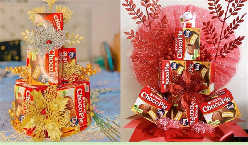 Cách làm tháp bánh và nước ngọt ngày Tết đẹp để trang trí