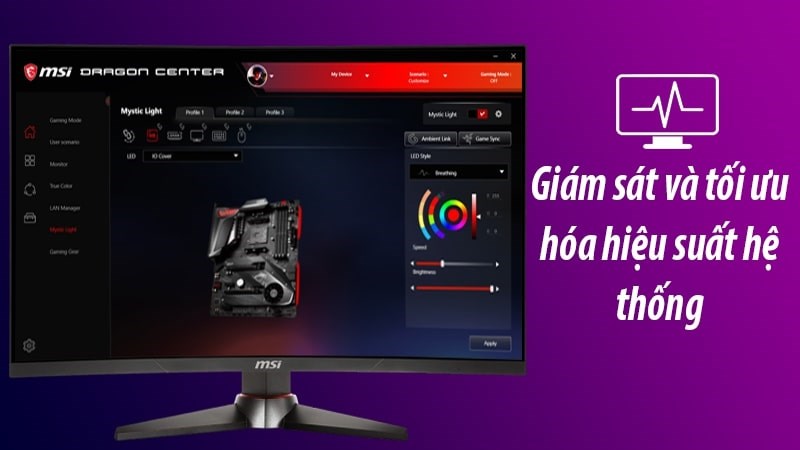 Dragon Center: MSI gaming laptop system tuning software