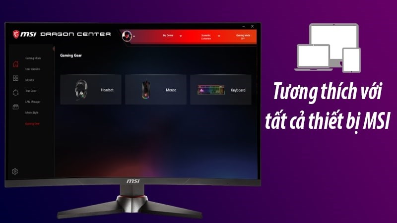 Dragon Center: MSI gaming laptop system tuning software