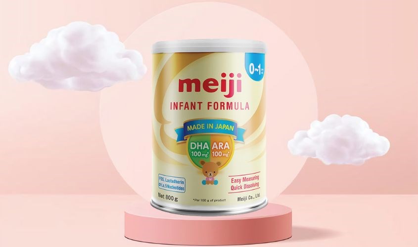 Review sữa Meiji HP cho trẻ bị dị ứng đạm sữa bò