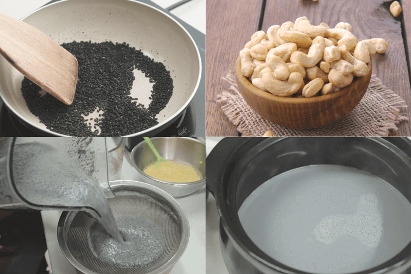 Sữa Hạt Điều Mè Đen – Công Thức Dinh Dưỡng Giúp Tóc Chắc Khỏe - CHURU.vn