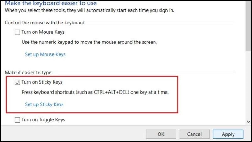 Sticky Keys là gì? 6 Cách tắt Sticky Keys trên Windows cự cực đơn giản ...