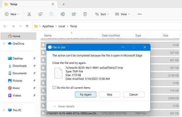 Temporary File là gì? Xóa Temporary File có ảnh hưởng máy tính không?