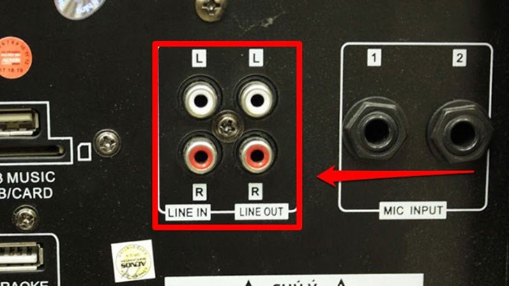 Cổng Line out và Line in trên Amply là gì? Có vai trò như thế nào?
