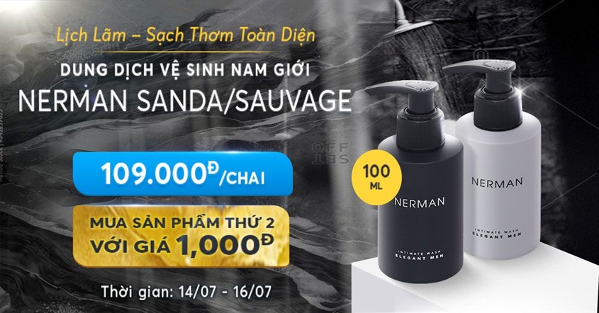 ƯU ĐÃI CỰC HOT TỪ NERMAN, MUA KÈM VỚI GIÁ 1K