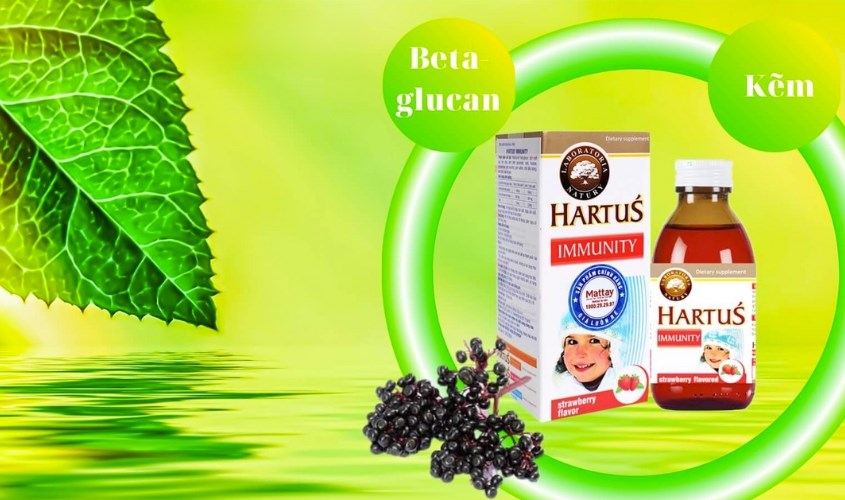 Review siro Hartus Immunity có tốt không? Dành cho bé mấy tuổi?