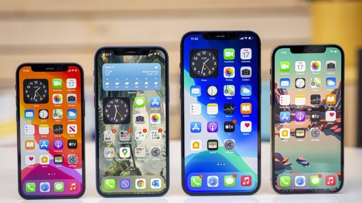 Kích thước iPhone 12, iPhone 12 Pro, iPhone 12 Pro Max, iPhone 12 mini