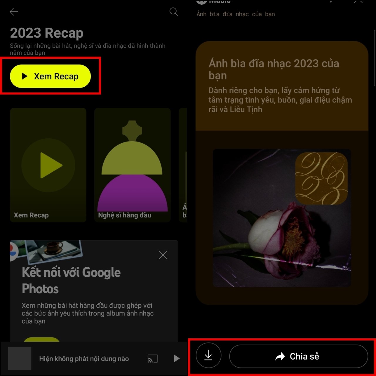 Cách xem YouTube Music Recap 2023, khám phá số liệu âm nhạc của bạn