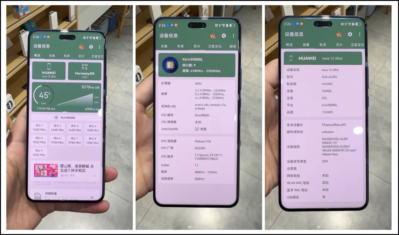 Tất tần tật về Kirin 9000SL và Kirin 8000 trên Huawei Nova 12 Series