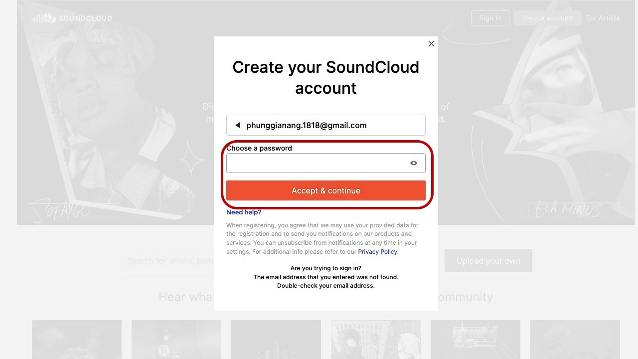 Cách đăng nhập SoundCloud để nghe các bài hát yêu thích trên nền tảng
