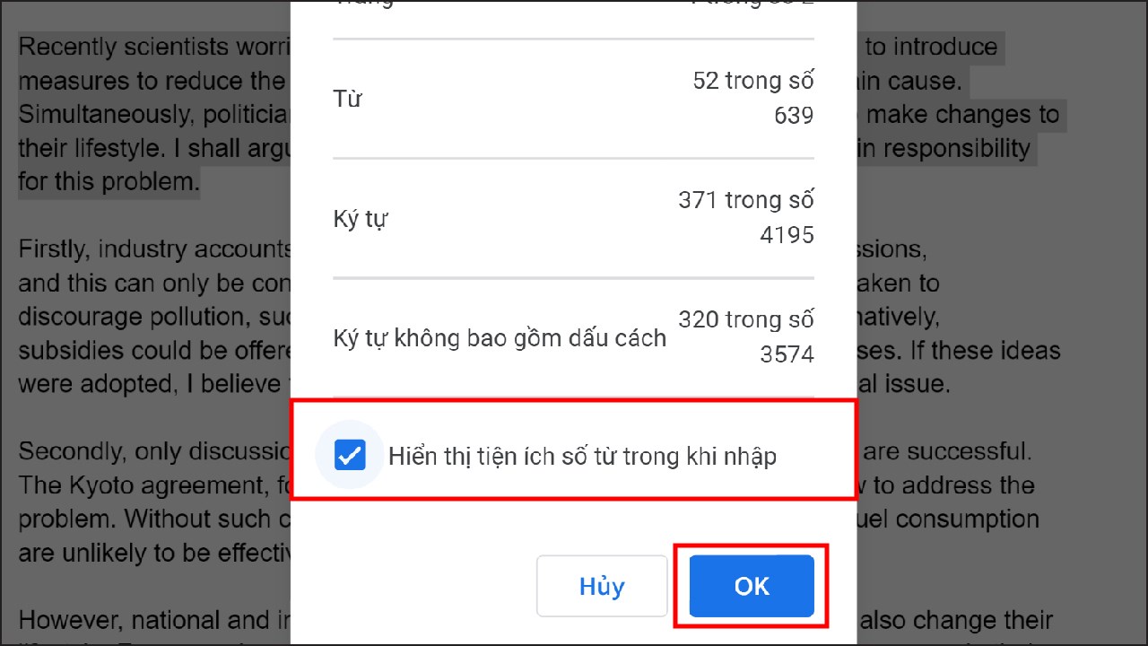 Hướng dẫn cách đếm số từ trên Google Docs cực đơn giản và tiện lợi