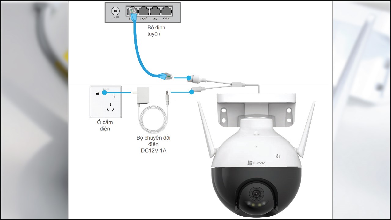 Cách sử dụng camera Ezviz C8W cực đơn giản mà ai cũng thực hiện được
