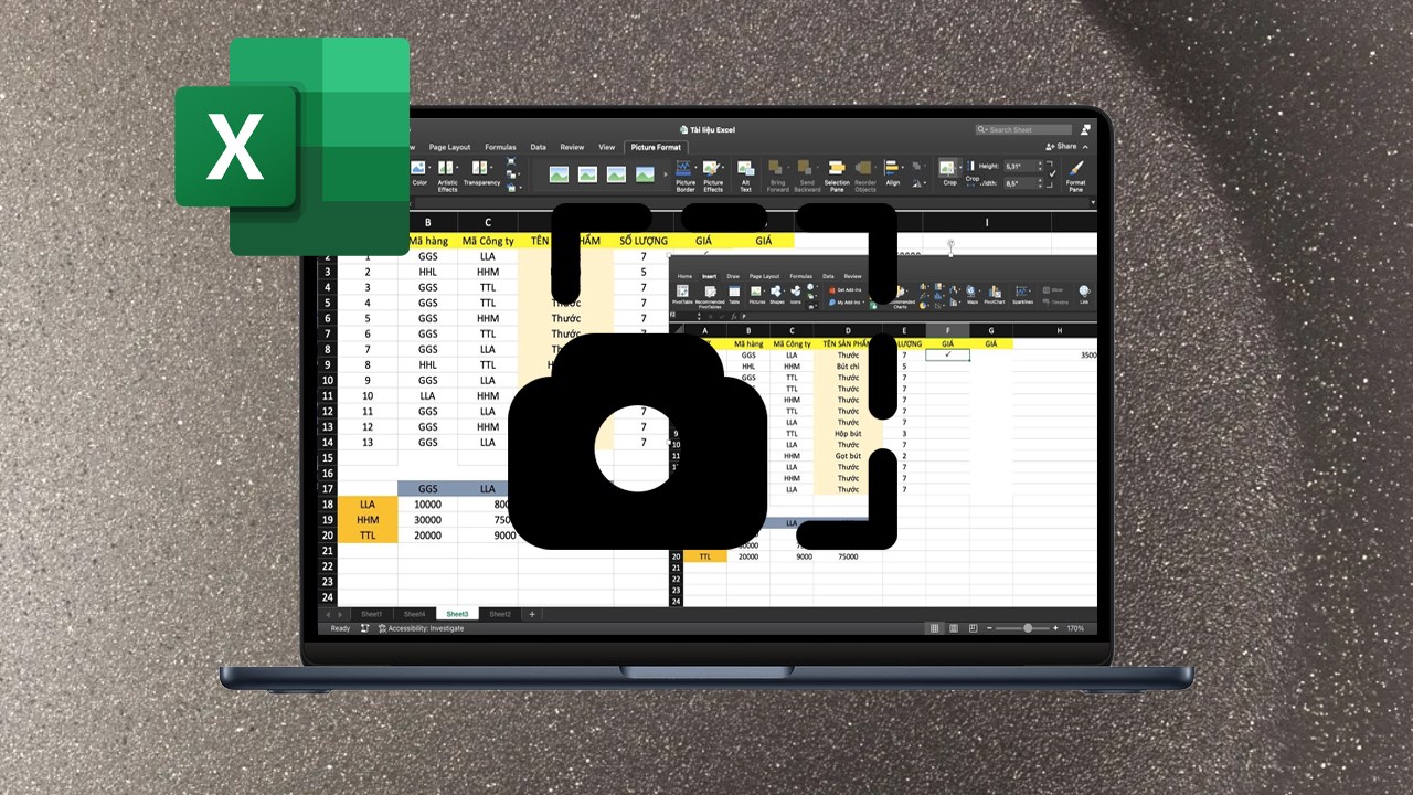 Cách chụp ảnh màn hình trong Excel chỉ với vài thao tác cực đơn giản