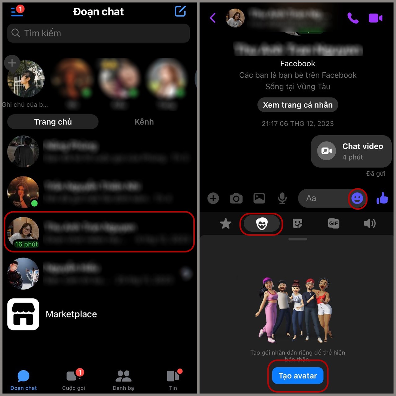 Cách tạo sticker trên Messenger để có nhãn dán, avatar - Hướng dẫn