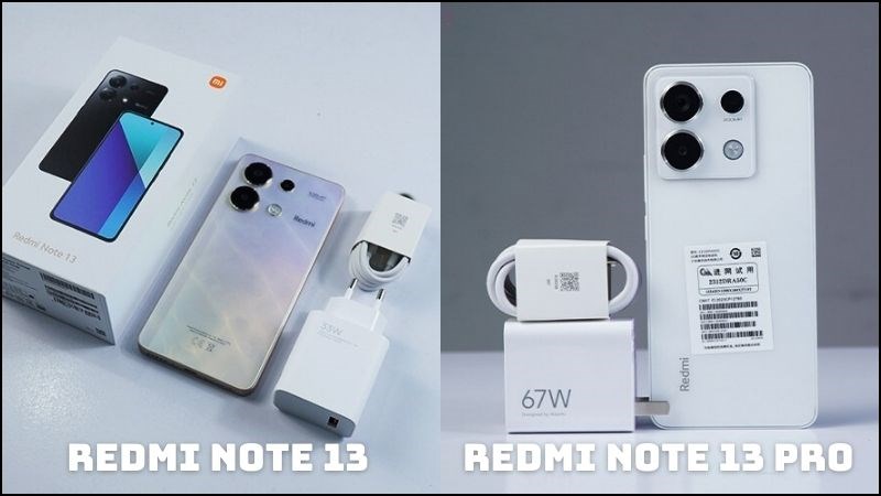 So sánh Redmi Note 13 và Note 13 Pro, nên mua phiên bản nào ...