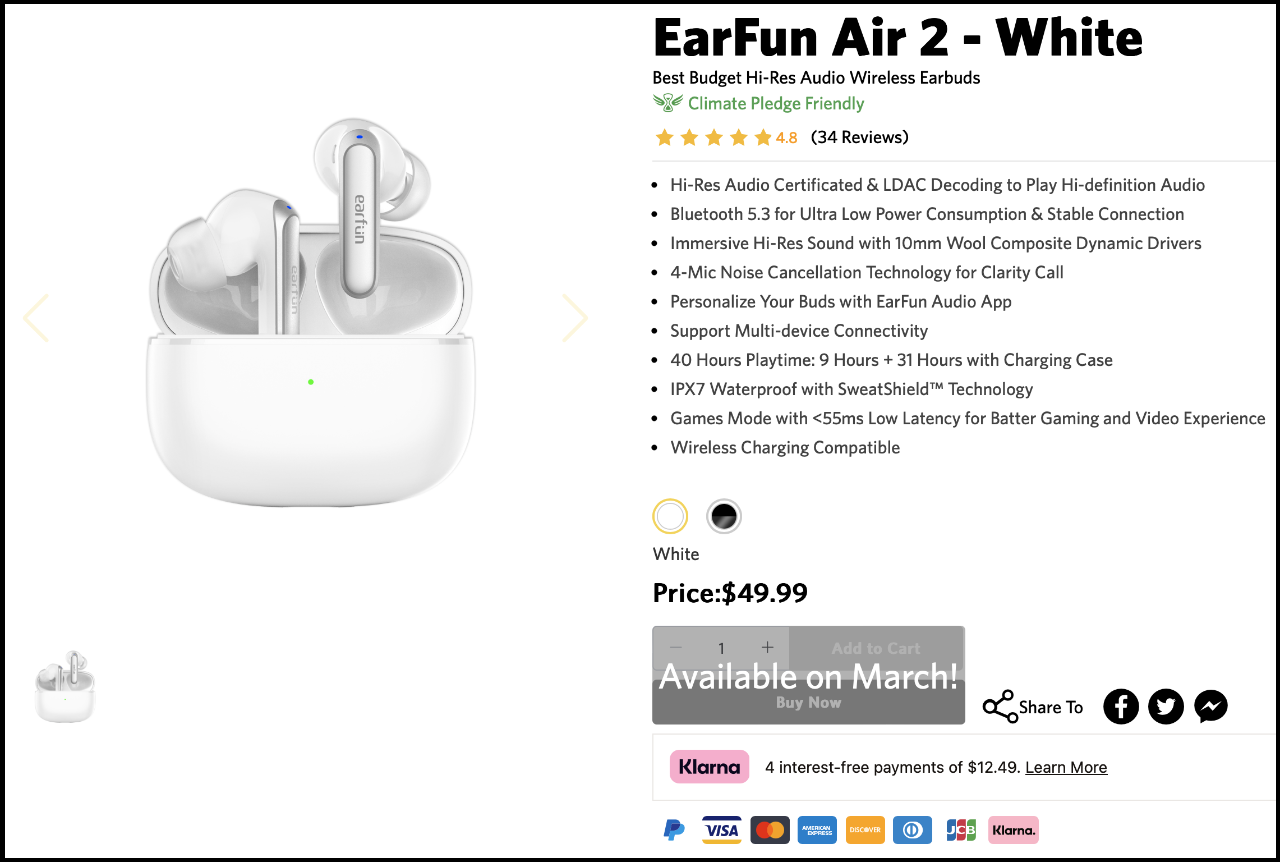 Trên tay EarFun Air 2: Cảm giác đeo thoải mái, chất âm hay, giá hợp lý