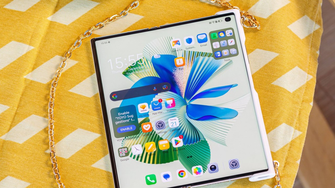 Đánh giá Honor V Purse: Điện thoại gập với kiểu dáng tương tự túi xách