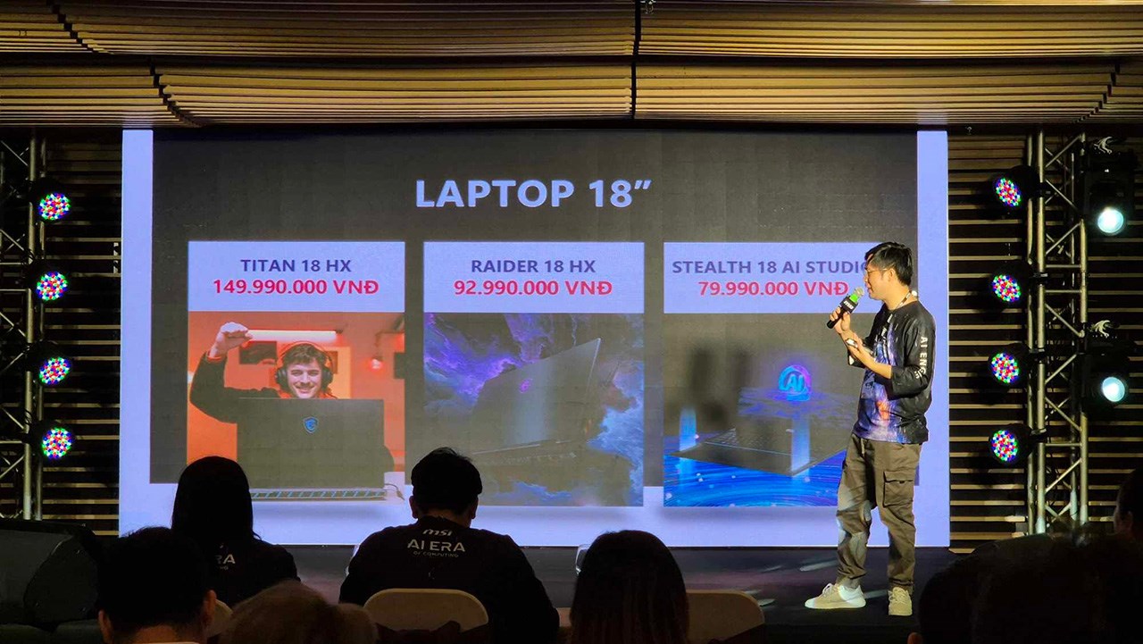 MSI ra mắt MSI Claw cùng loạt laptop hỗ trợ AI mới tại Việt Nam