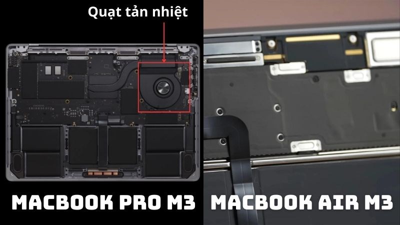 So sánh Macbook Air M3 và Macbook Pro M3, nên mua phiên bản nào tốt ...