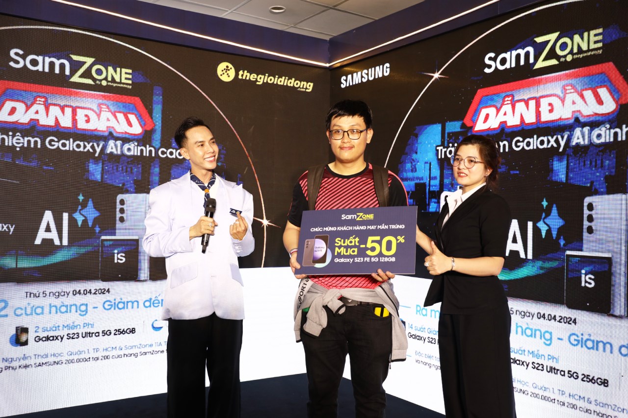 Toàn cảnh sự kiện Dẫn Đầu - Trải nghiệm Galaxy AI Đỉnh cao, nhiều quà