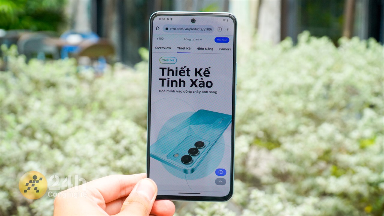 Trên tay Vivo Y100: Thiết kế đẹp, cấu hình tốt với Snap 685