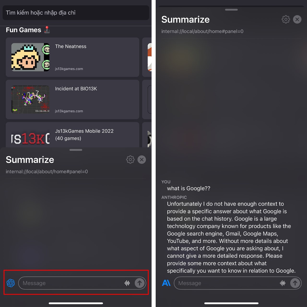 Cách sử dụng trình duyệt Puma Browser , có tích hợp sẵn trí tuệ nhân t – Cửa hàng bán lẻ Phụ ...