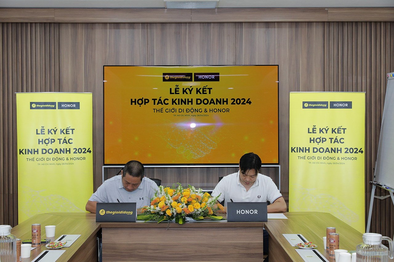 Thế Giới Di Động và HONOR ký kết hợp tác chiến lược