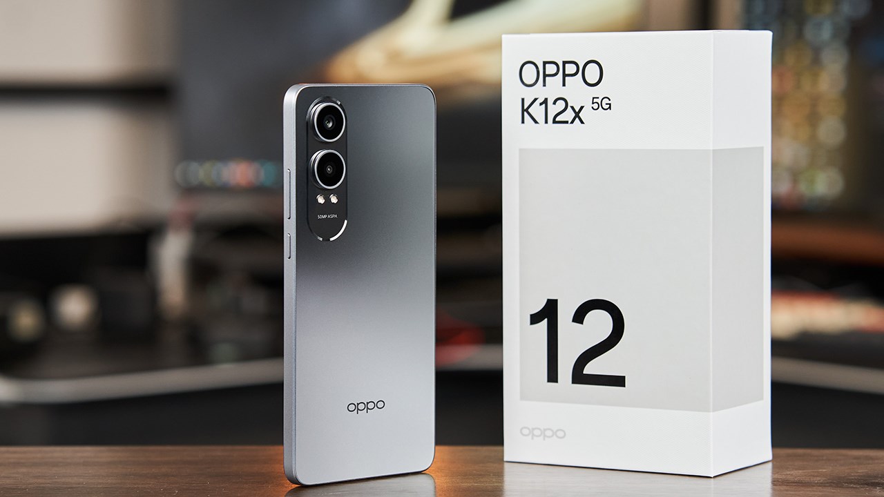 Trên tay OPPO K12x: Thiết kế đẹp, trang bị Snap 685, pin 5.500 mAh