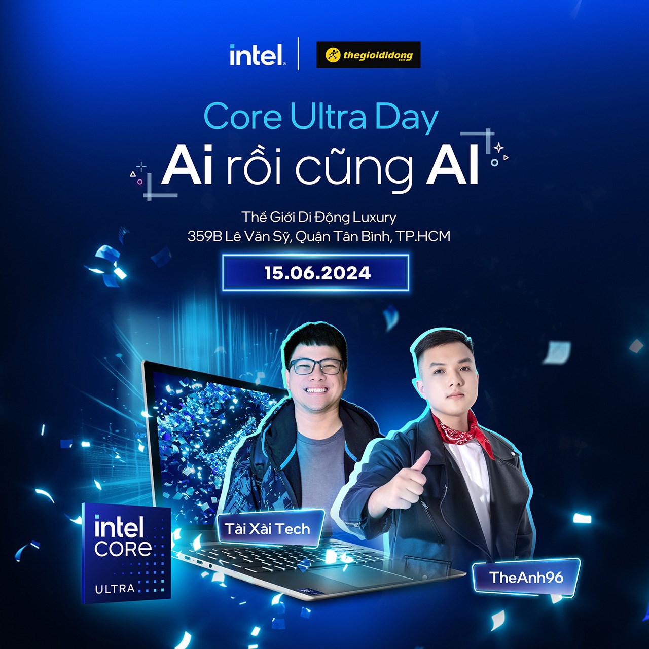 Tham gia Core Ultra Day - Khai mở trải nghiệm AI ngay hôm nay