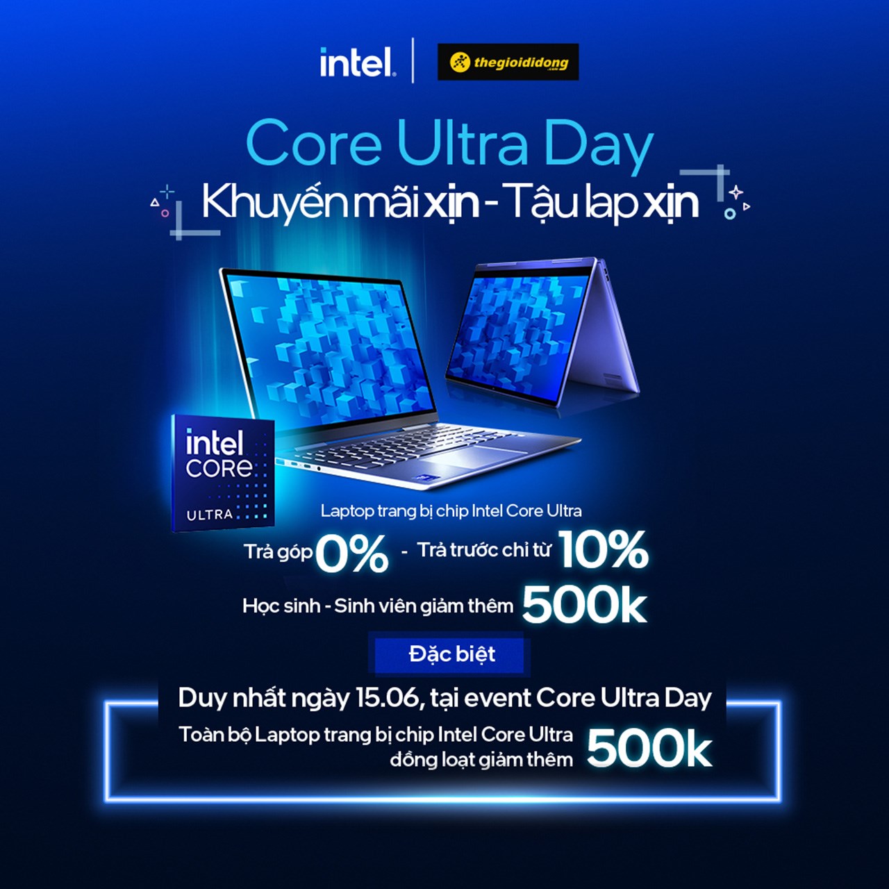 Tham gia Core Ultra Day - Khai mở trải nghiệm AI ngay hôm nay