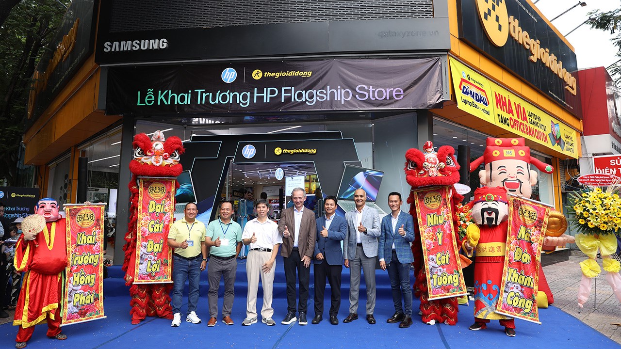 TGDĐ và HP cùng nhau tạo nên giá trị khác biệt tại HP Flagship Store